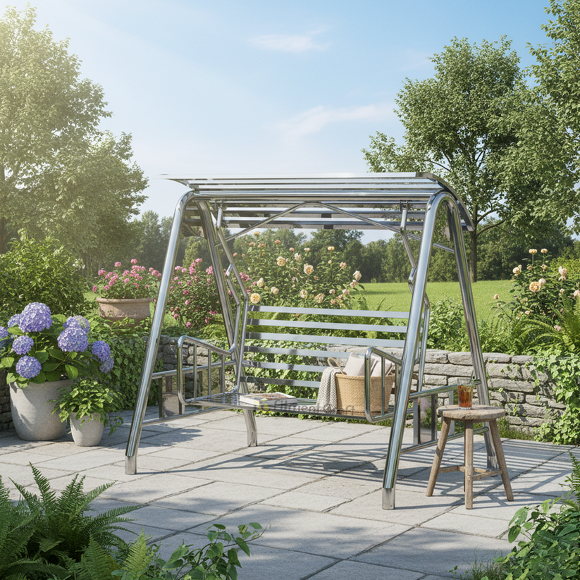 Stylish Dolna, Swing Chair, and Stainless Steel Swing