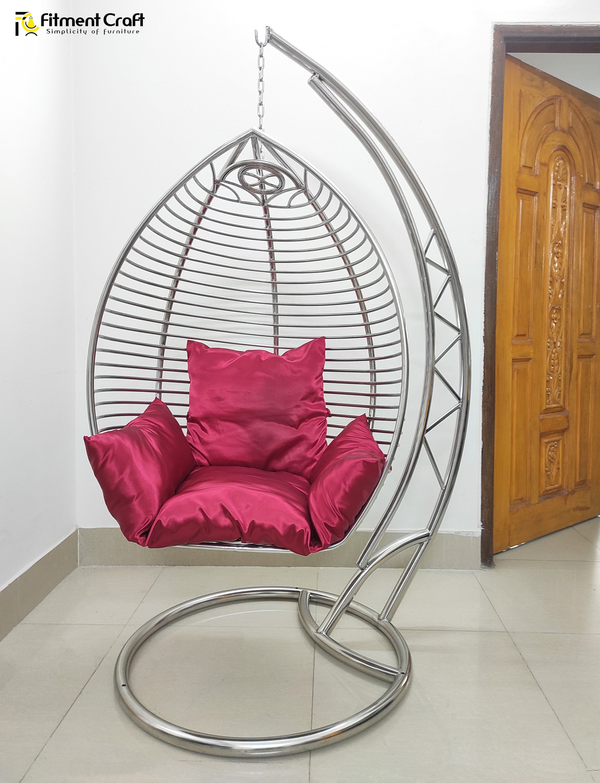 Stylish Dolna, Swing Chair, and Stainless Steel Swing