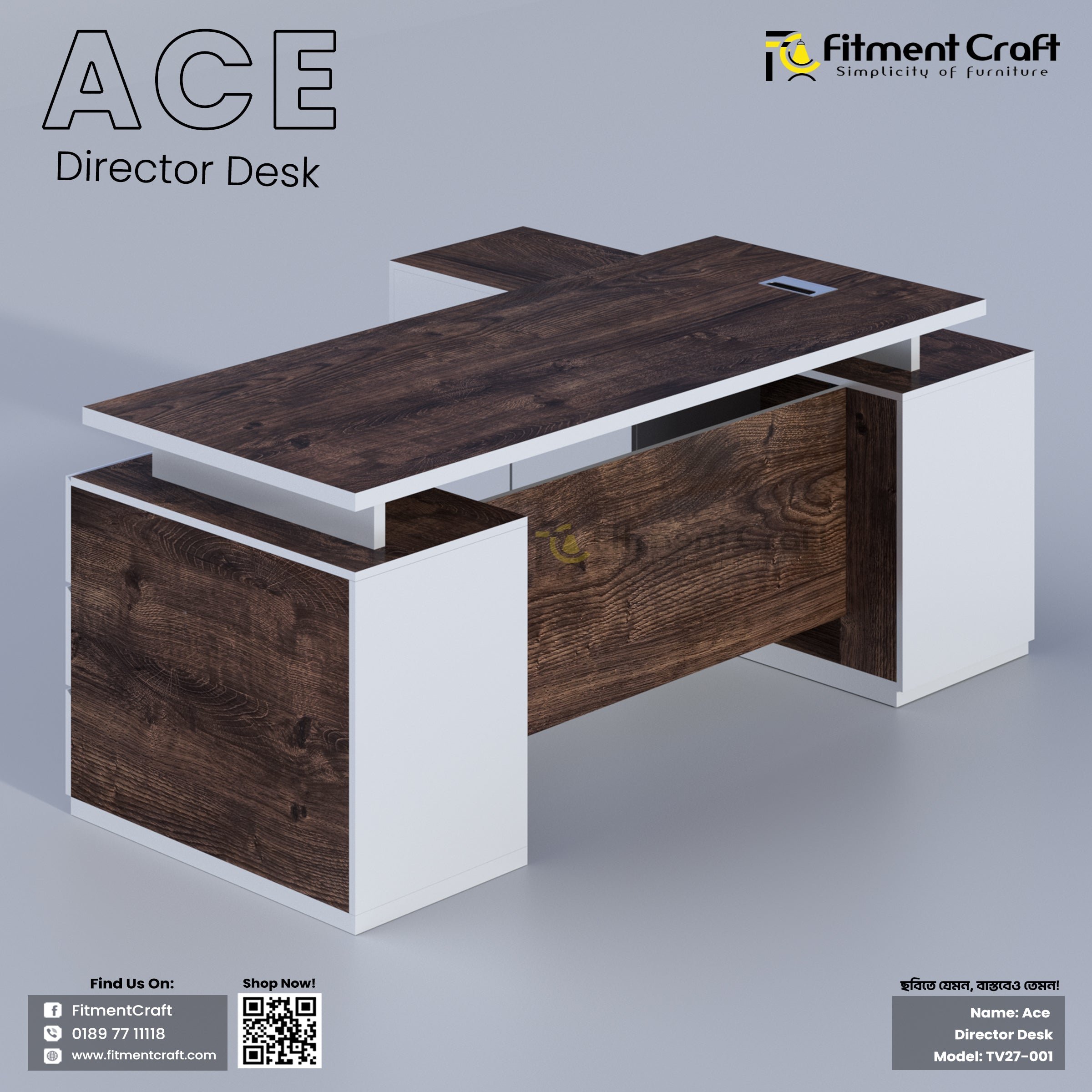 Ace - Director Desk | TV27-001