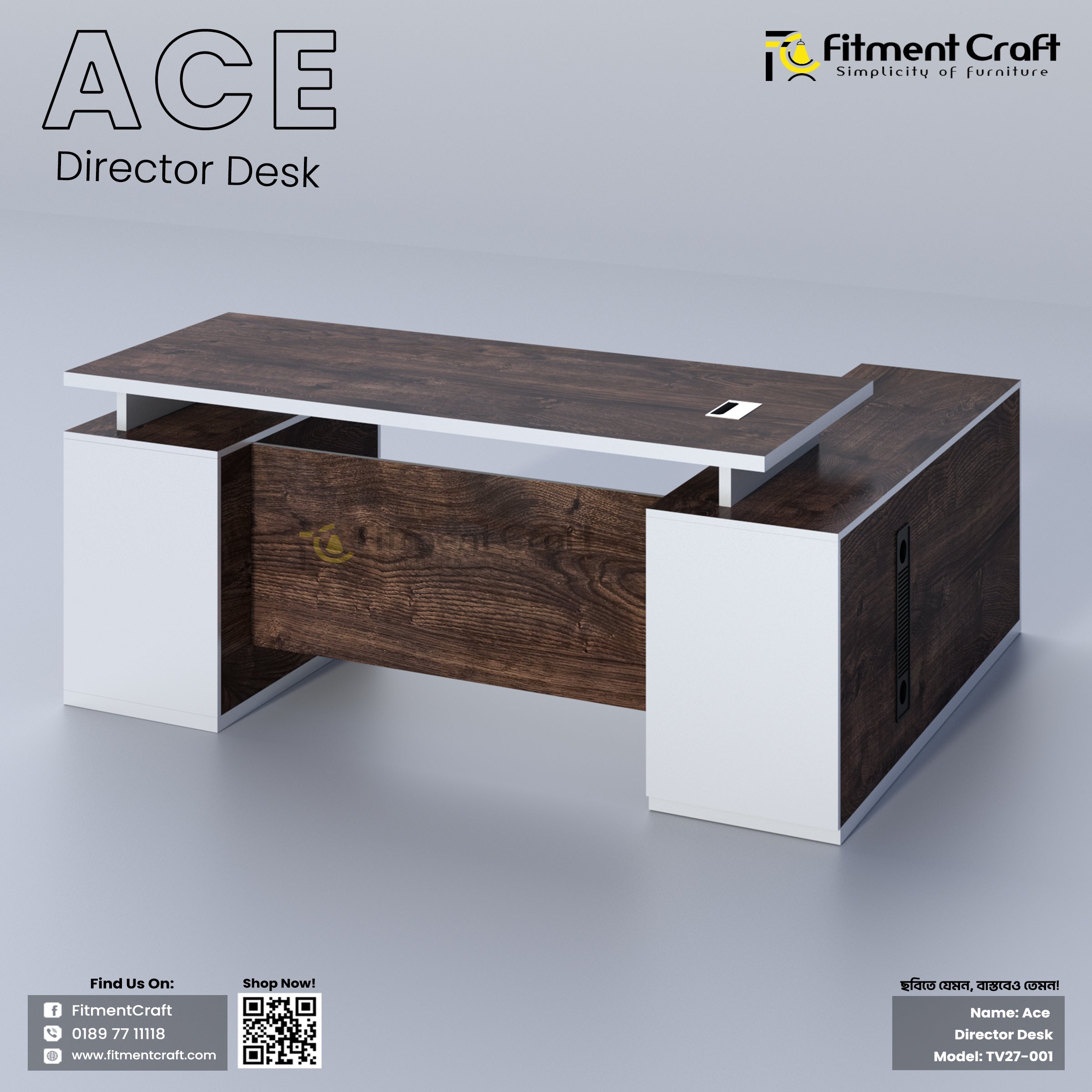 Ace - Director Desk | TV27-001