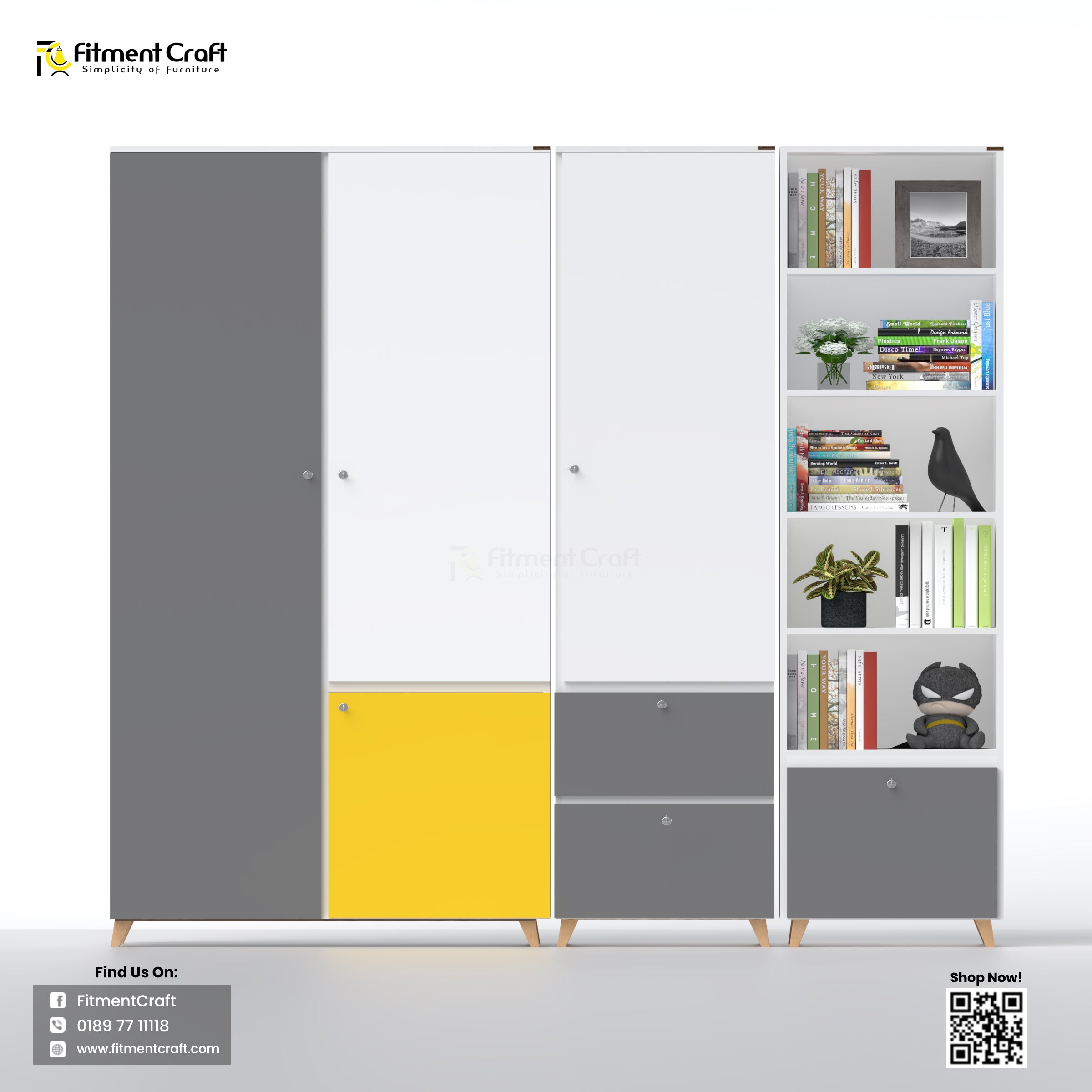 Bookshelf Price in Bangladesh | Modern, Corner & Wooden Designs