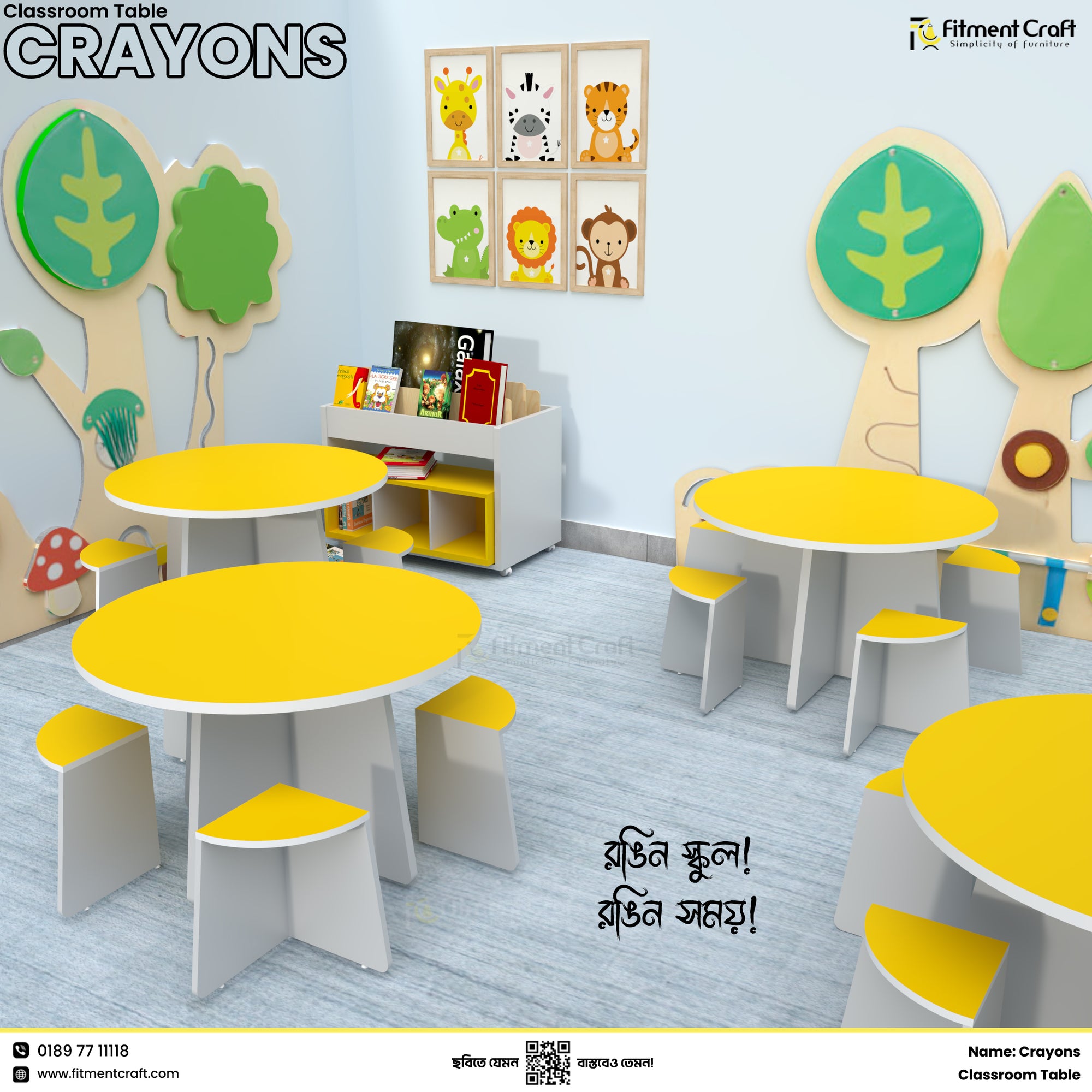 Crayons - Classroom Table | SBV1-004