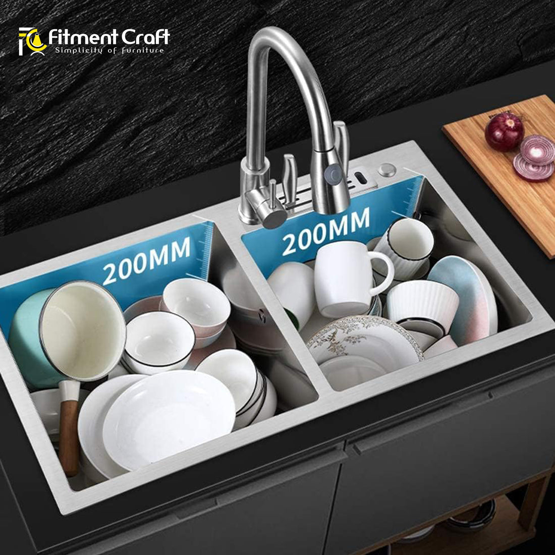 Kitchen Sink Double Bowl