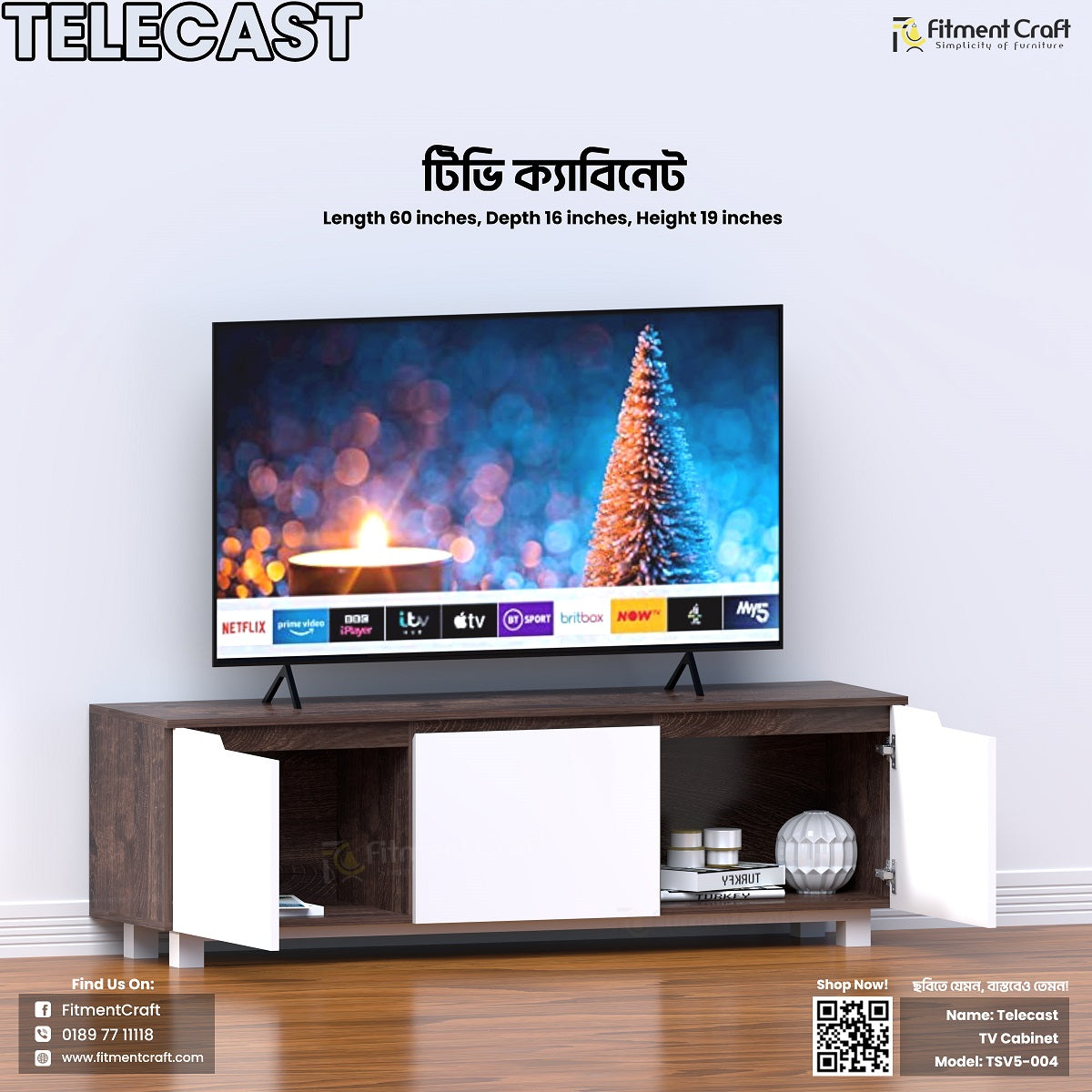 TV Cabinet & Stand -D