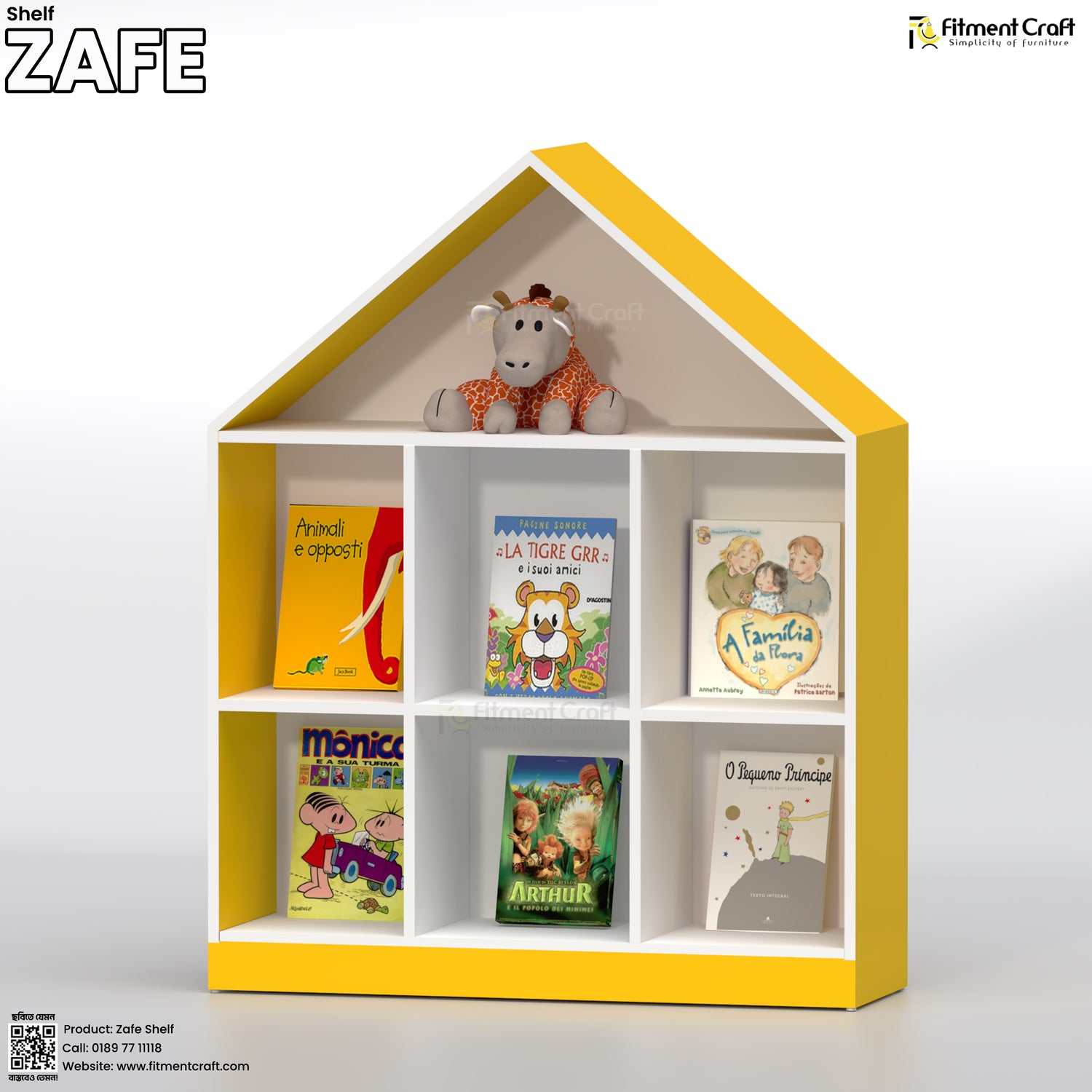 Bookshelf Designs in Bangladesh | Wall-Mounted & Custom Bookshelves